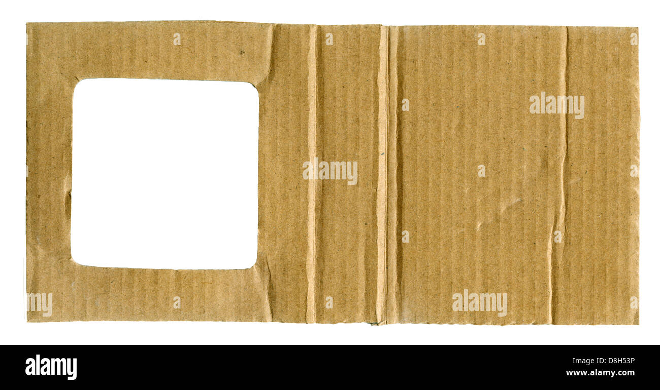 Cut hole cardboard hi-res stock photography and images - Alamy