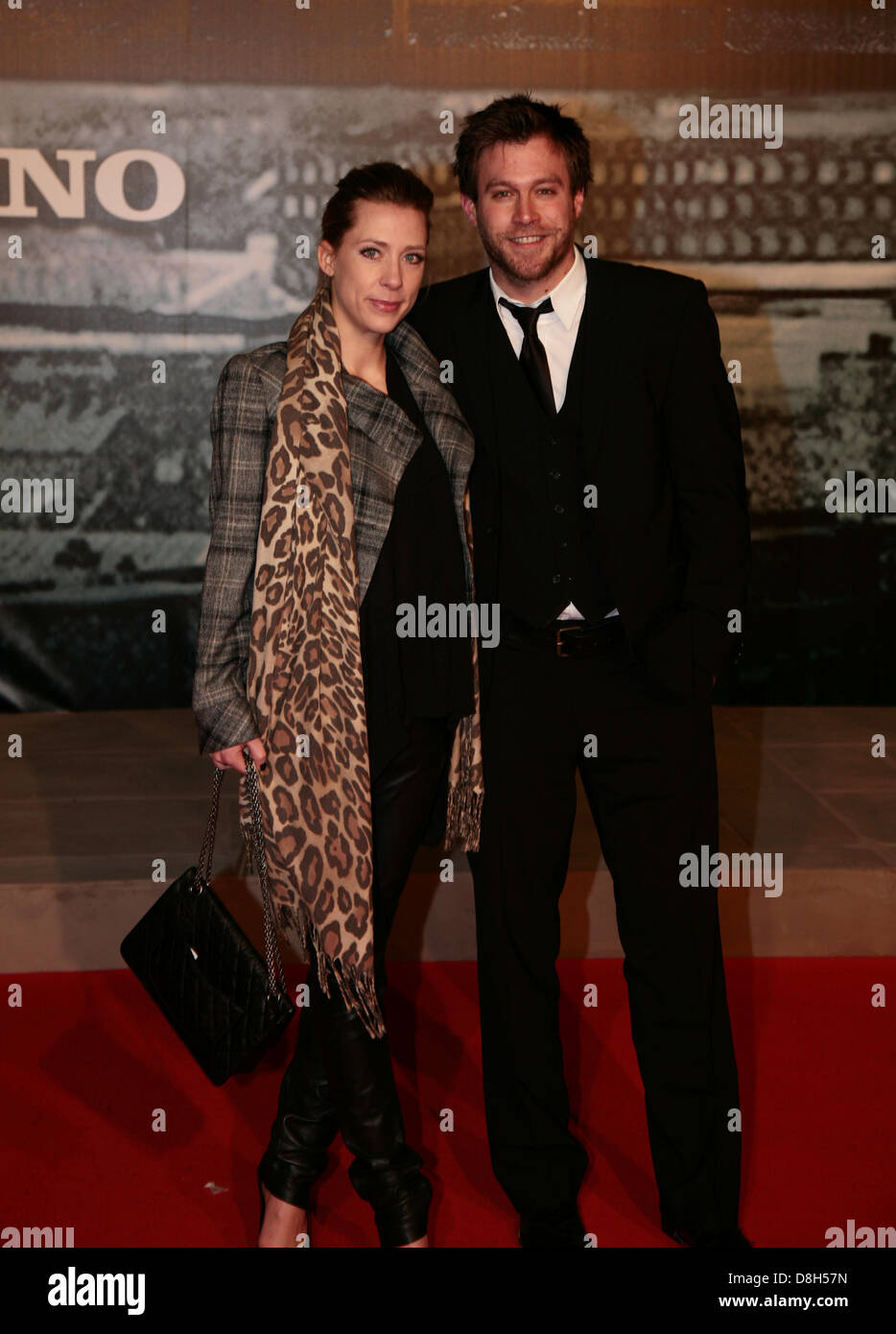 Ken Duken and wife Marisa at the German premiere of 'Sherlock Holmes ...