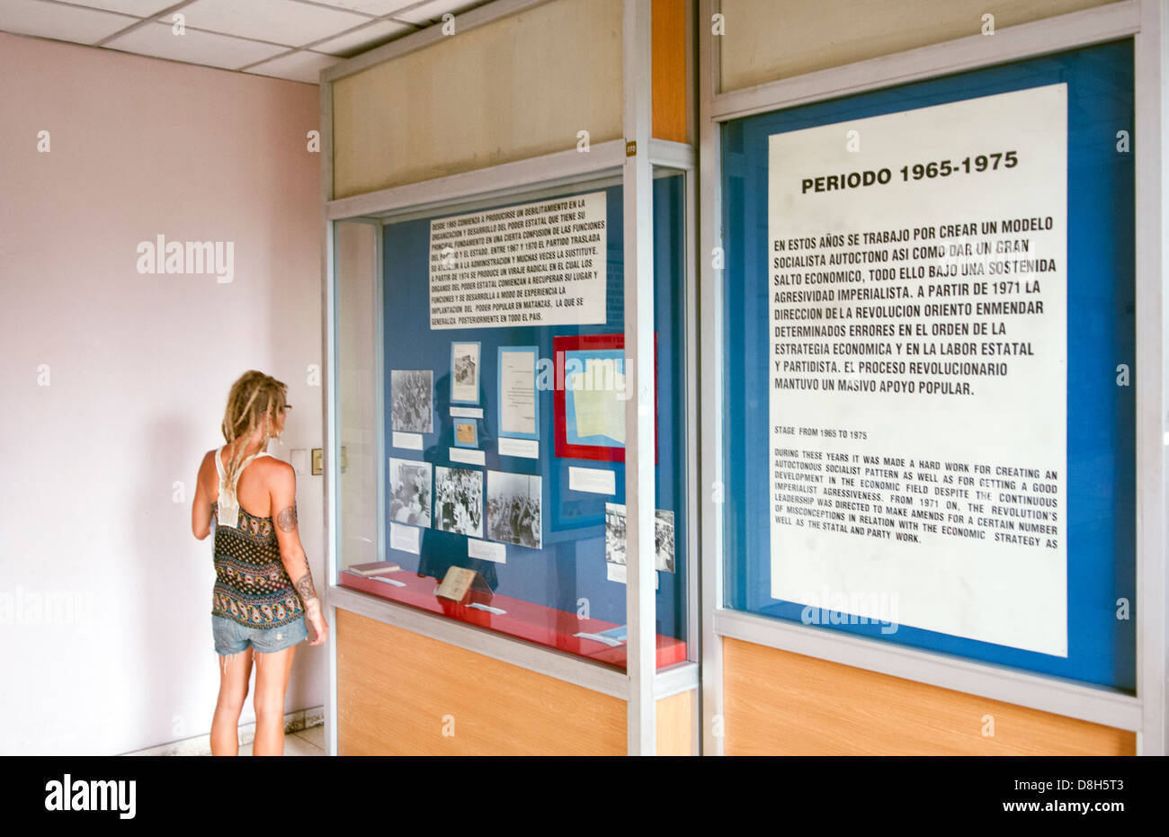 Havana Cuba displays of historical items in Revolution Museum of ...
