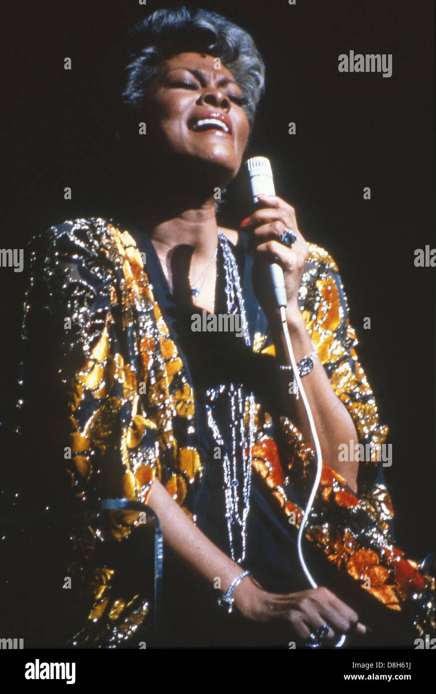 DIONNE WARWICK US singer about 1986 Stock Photo - Alamy
