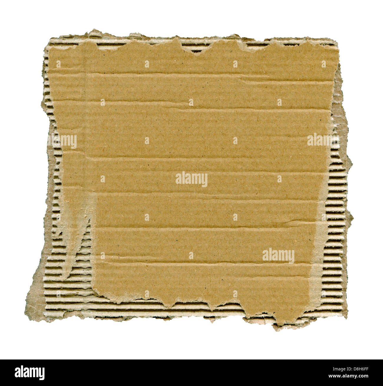 Torn cardboard isolated Stock Photo - Alamy