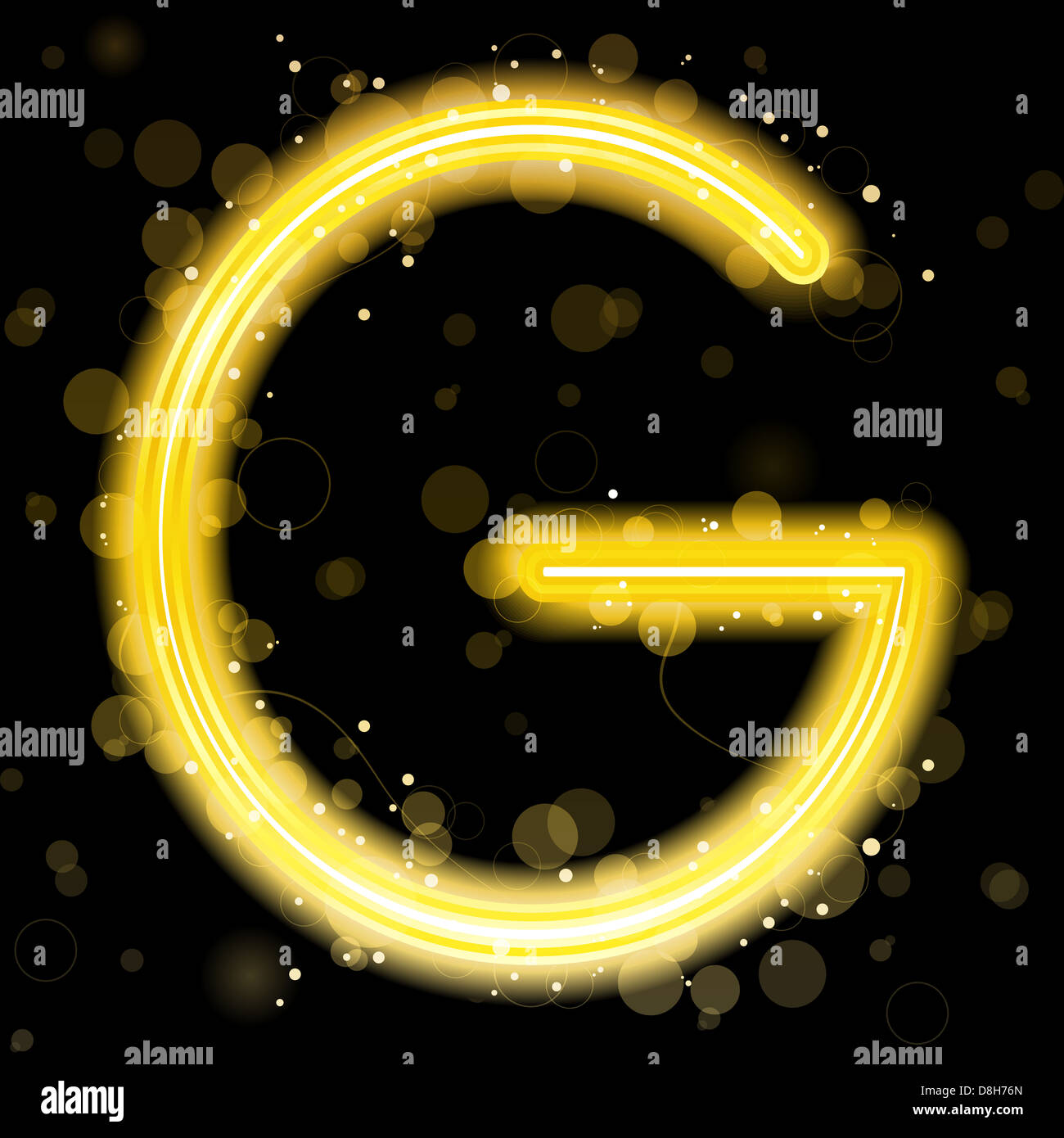 Vector - Alphabet Golden Letters with Glitter and Sparkles Stock Photo ...