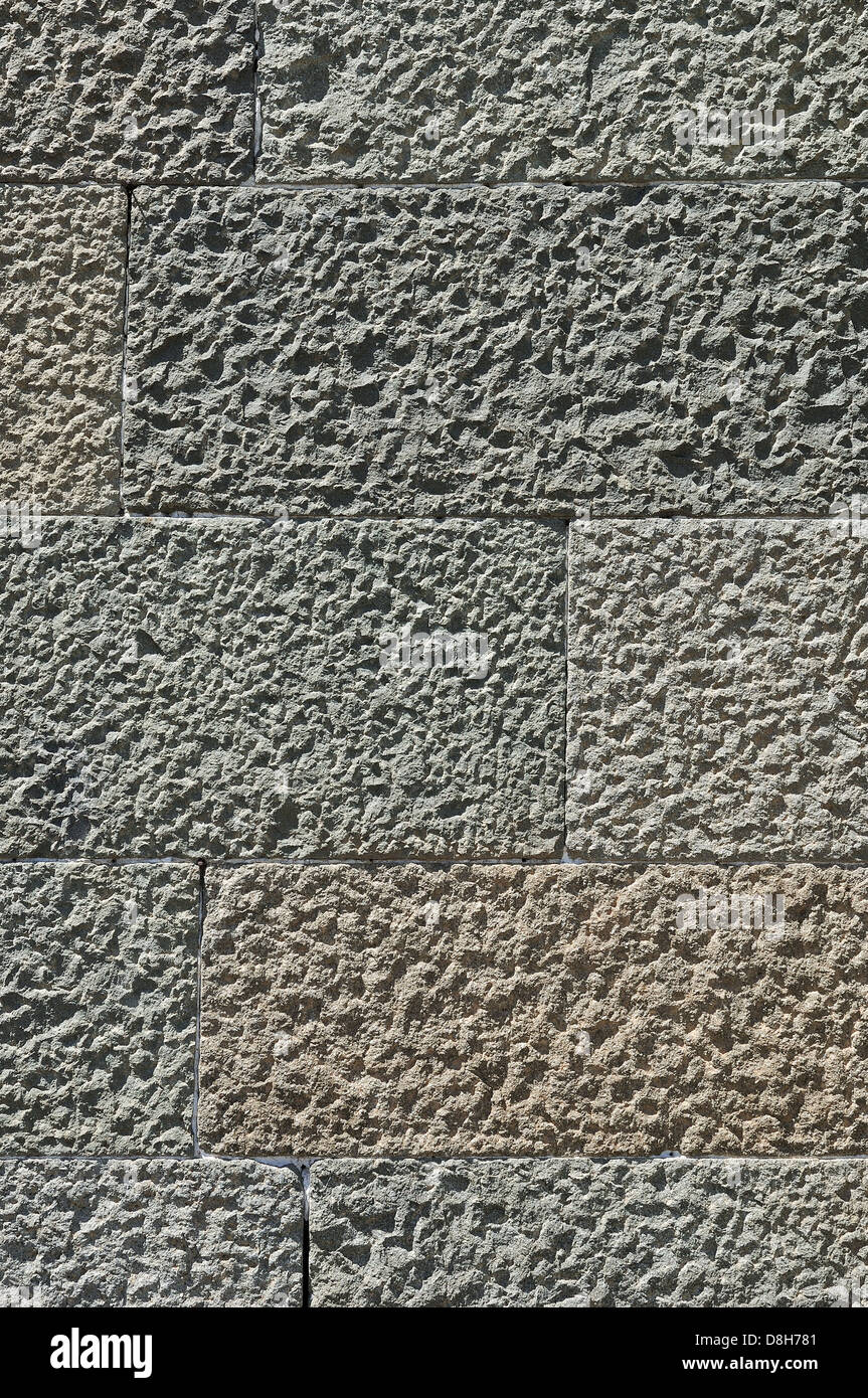 Stone blocks wall Stock Photo - Alamy
