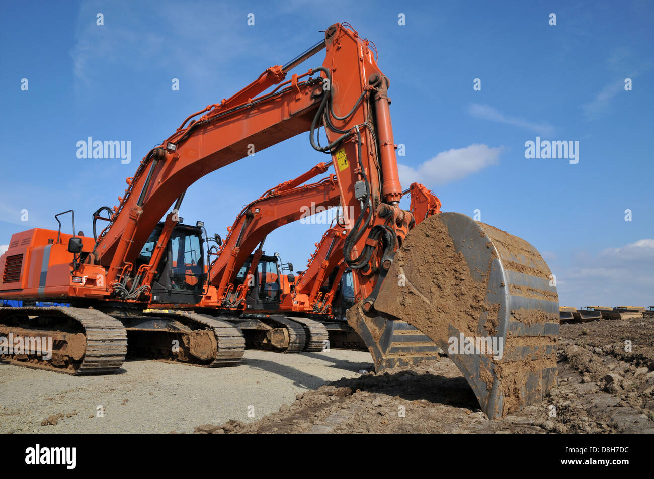 Hydraulic excavator dredging hi-res stock photography and images - Alamy