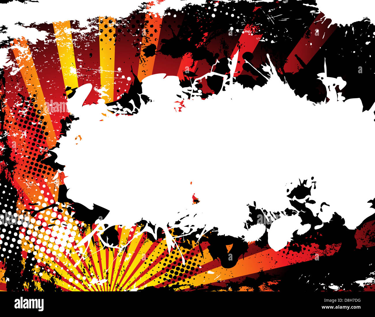 Abstract Grunge Stripe Background in orange. Vector Image Stock Photo ...