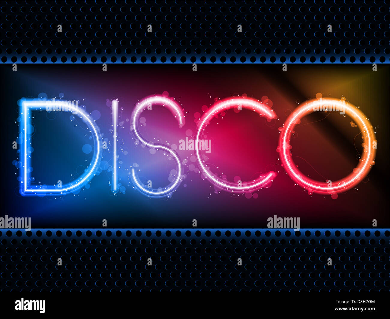 Vector - Colorful Rainbow Neon Party Background Stock Photo - Alamy