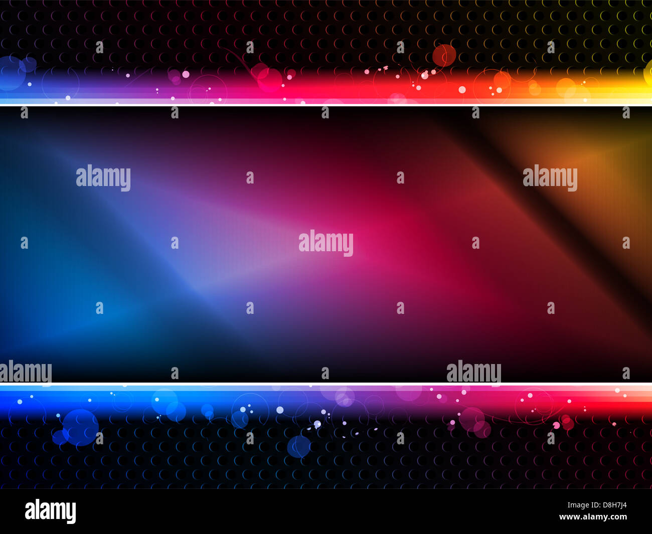 Vector - Colorful Rainbow Neon Party Background Stock Photo - Alamy