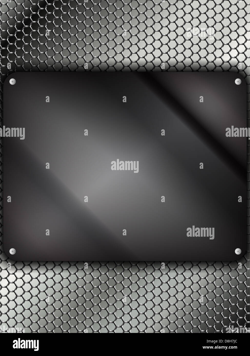 Vector - Glass Metal Silver Square Stock Photo - Alamy