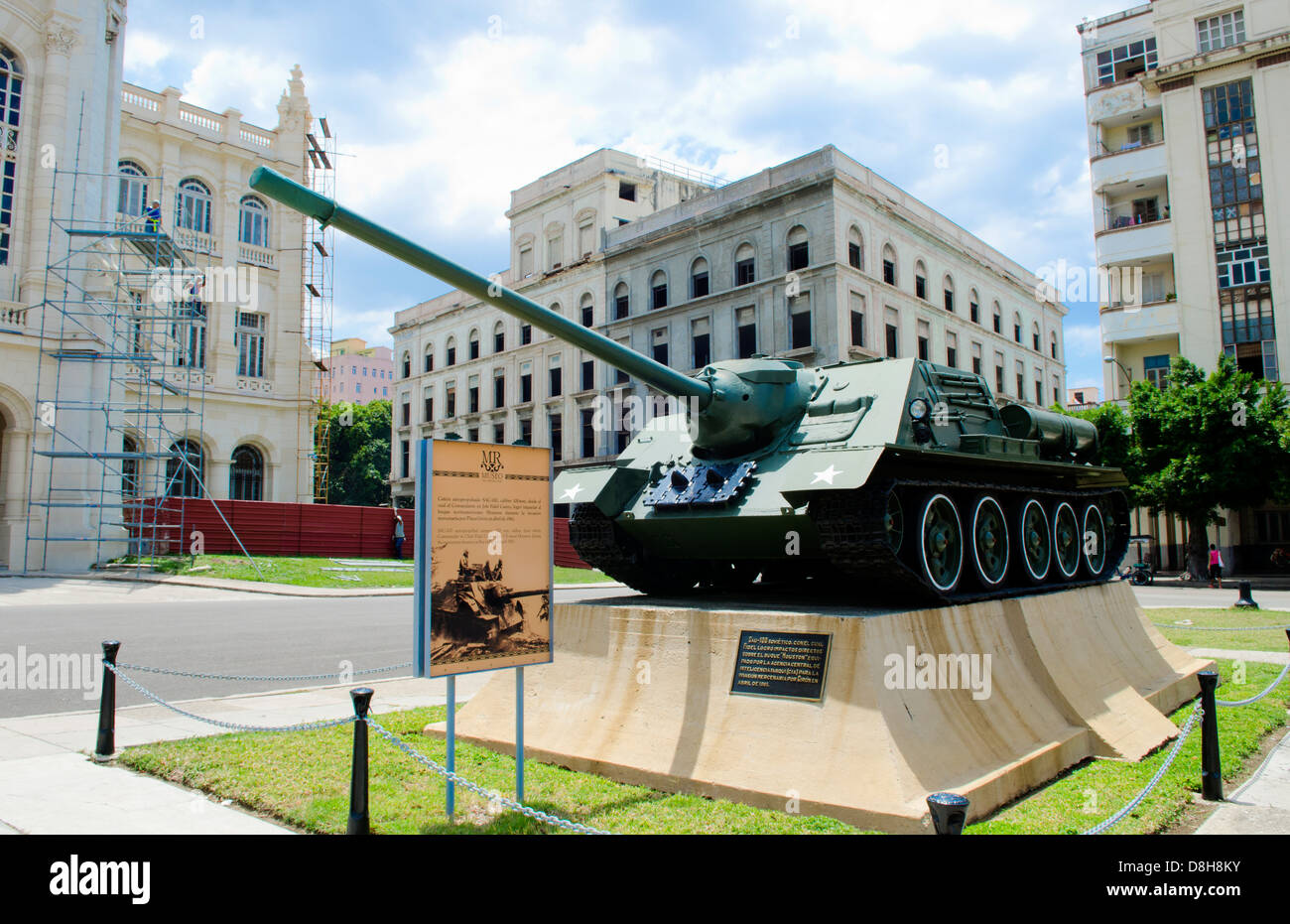 Havana Cuba old fighting tank Museum of the Revolution historical ...