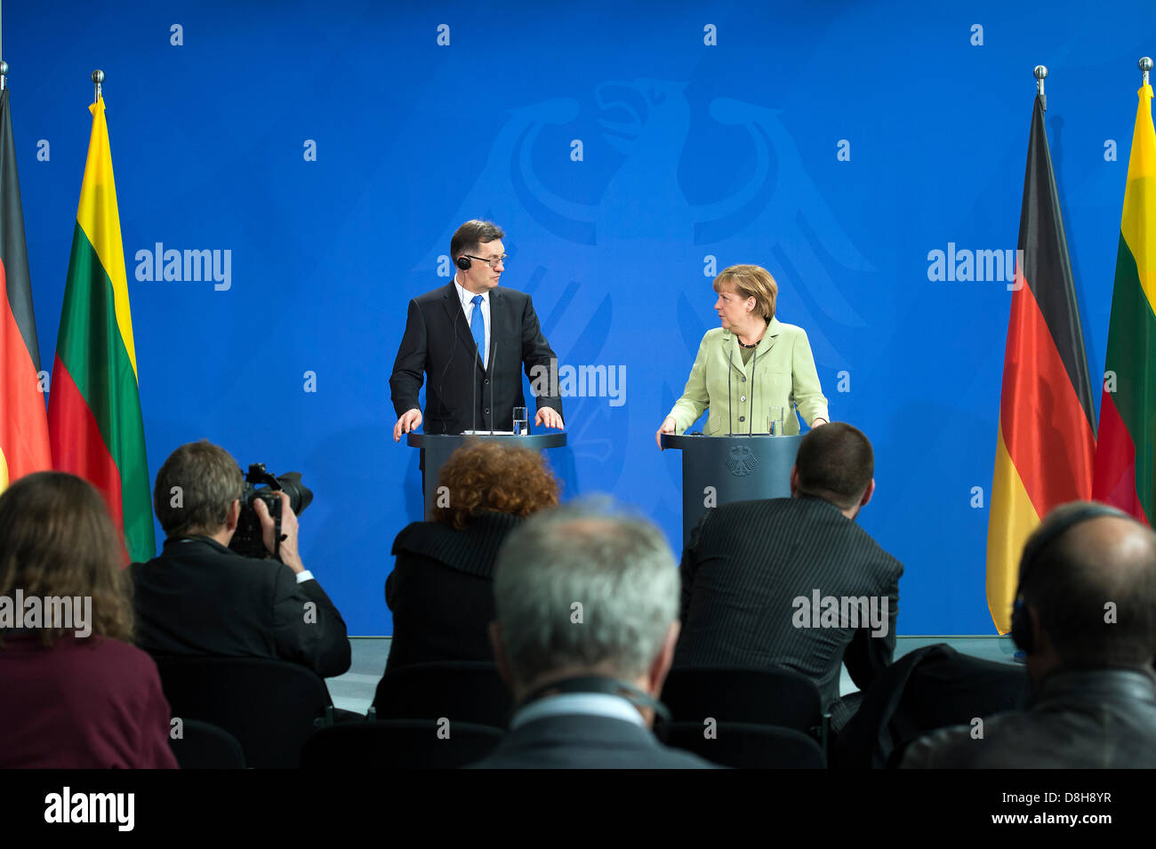 Berlin, Germany. 29th May 2013. Press conference under the direction of ...