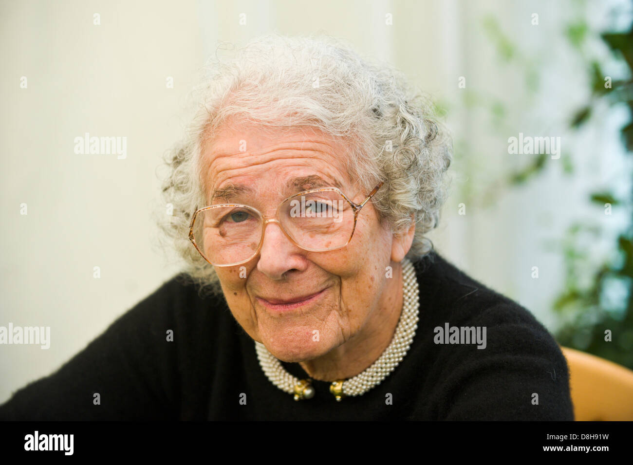 Judith Kerr children's author pictured at Hay Festival 2013 Hay on Wye ...