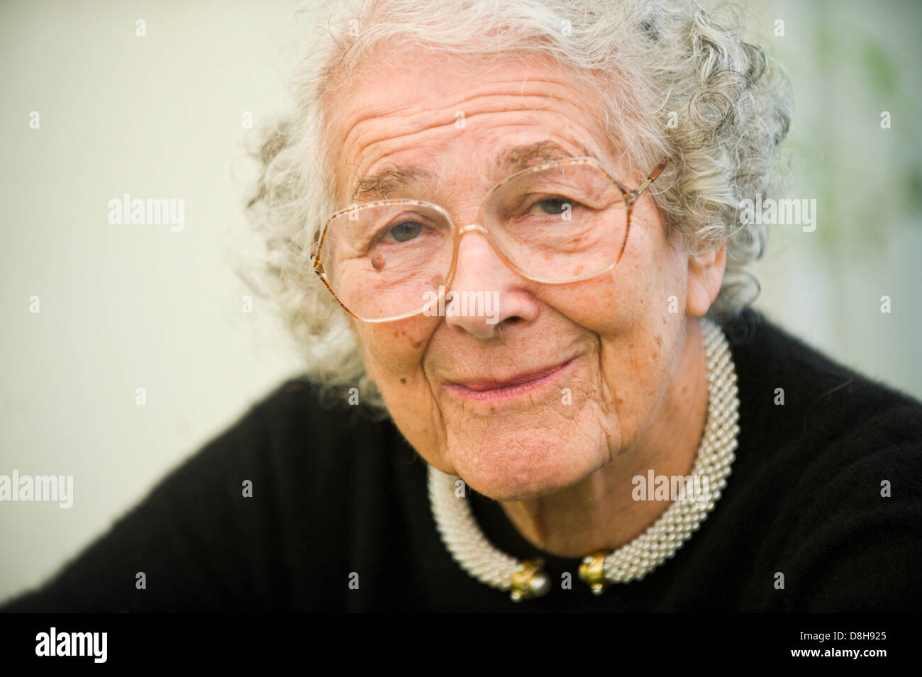 Judith Kerr children's author pictured at Hay Festival 2013 Hay on Wye ...