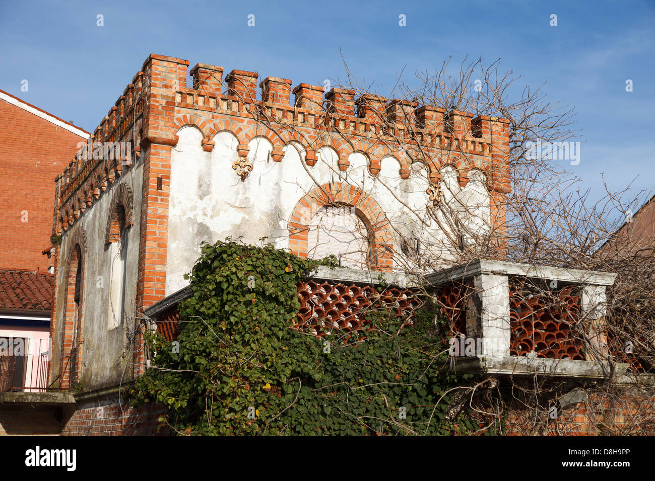 Manor house at Grado, Friuli,Italy Stock Photo - Alamy