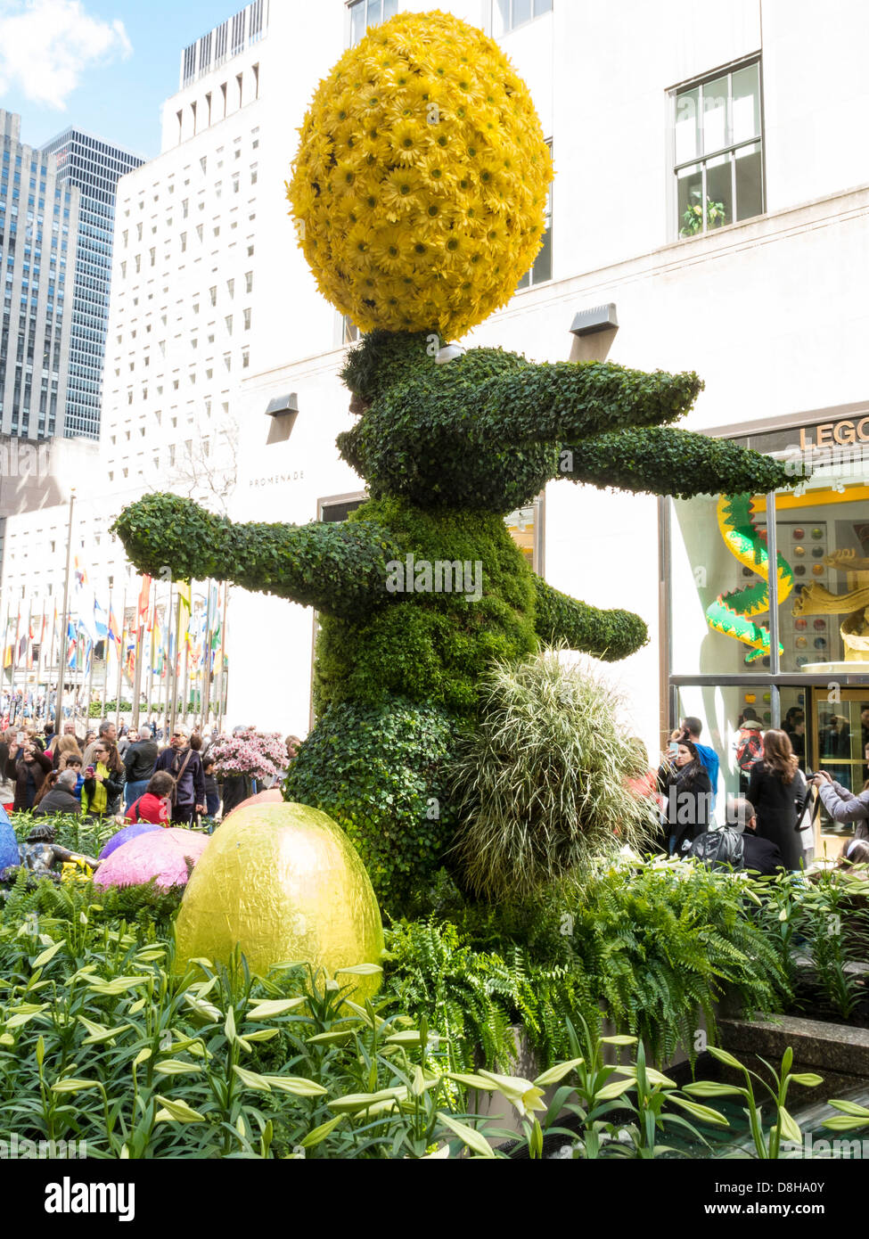 Easter rockefeller center manhattan new hi-res stock photography and ...