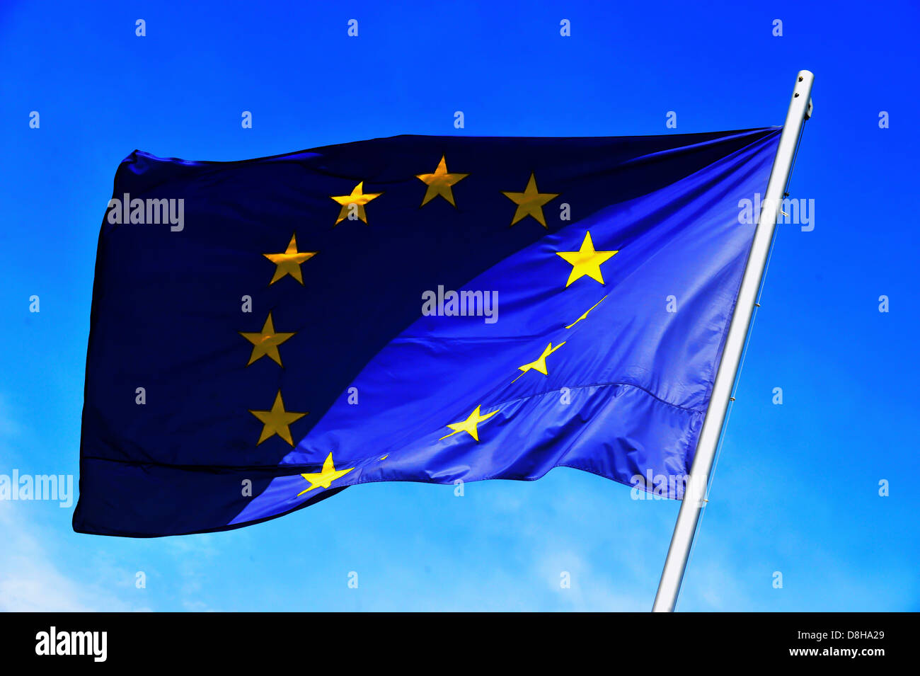 Flag of the European Union, EU Stock Photo - Alamy