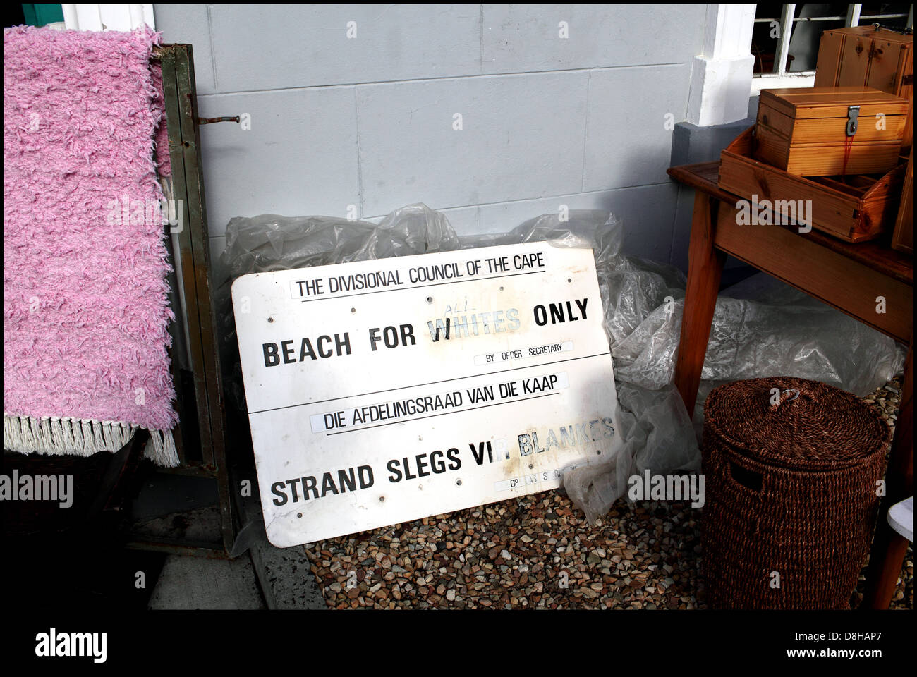 Apartheid beach segregation sign for sale at shop,Kalk Cape Town,2011 ...