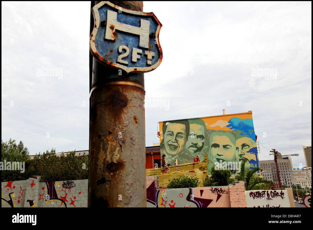 Mural of Nelson Mandela,Steve Biko,Cisse Gool,Imam Haron,District Six ...