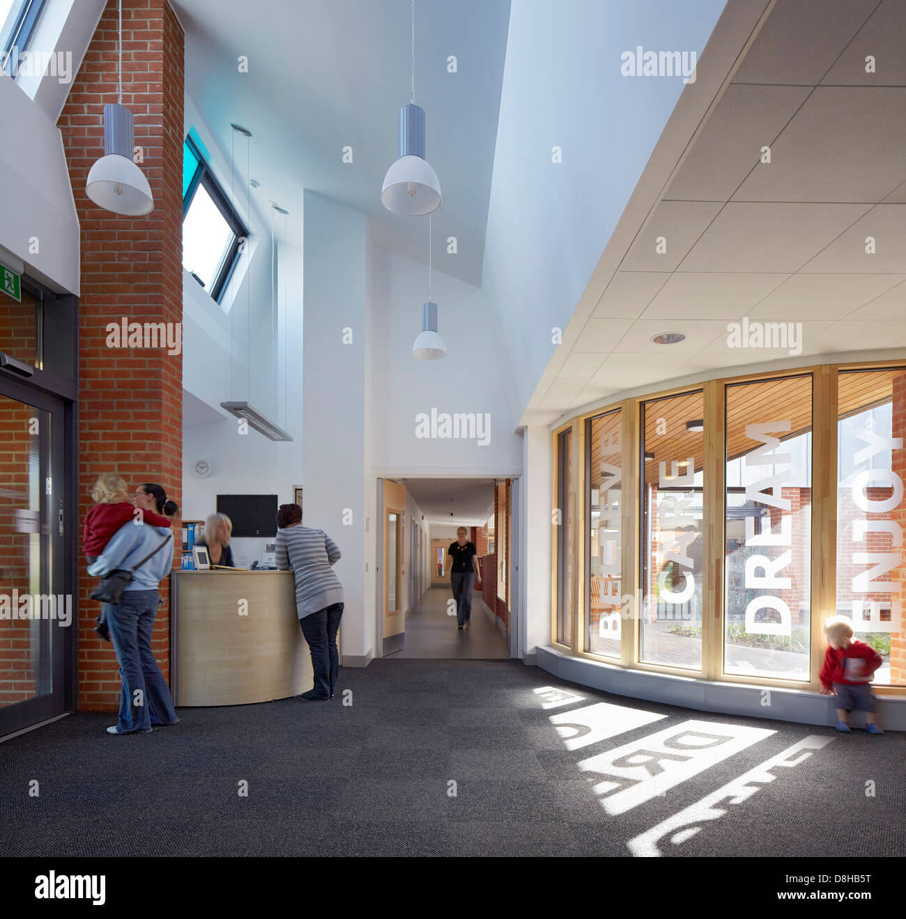 The Winchcombe School, Newbury, United Kingdom. Architect: Architype ...