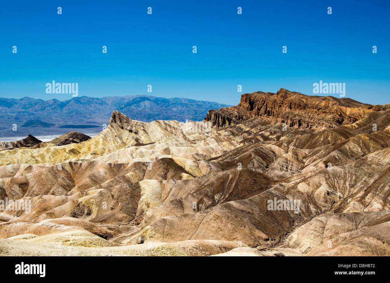 Geological formations in Death Valley National Park, California, USA ...