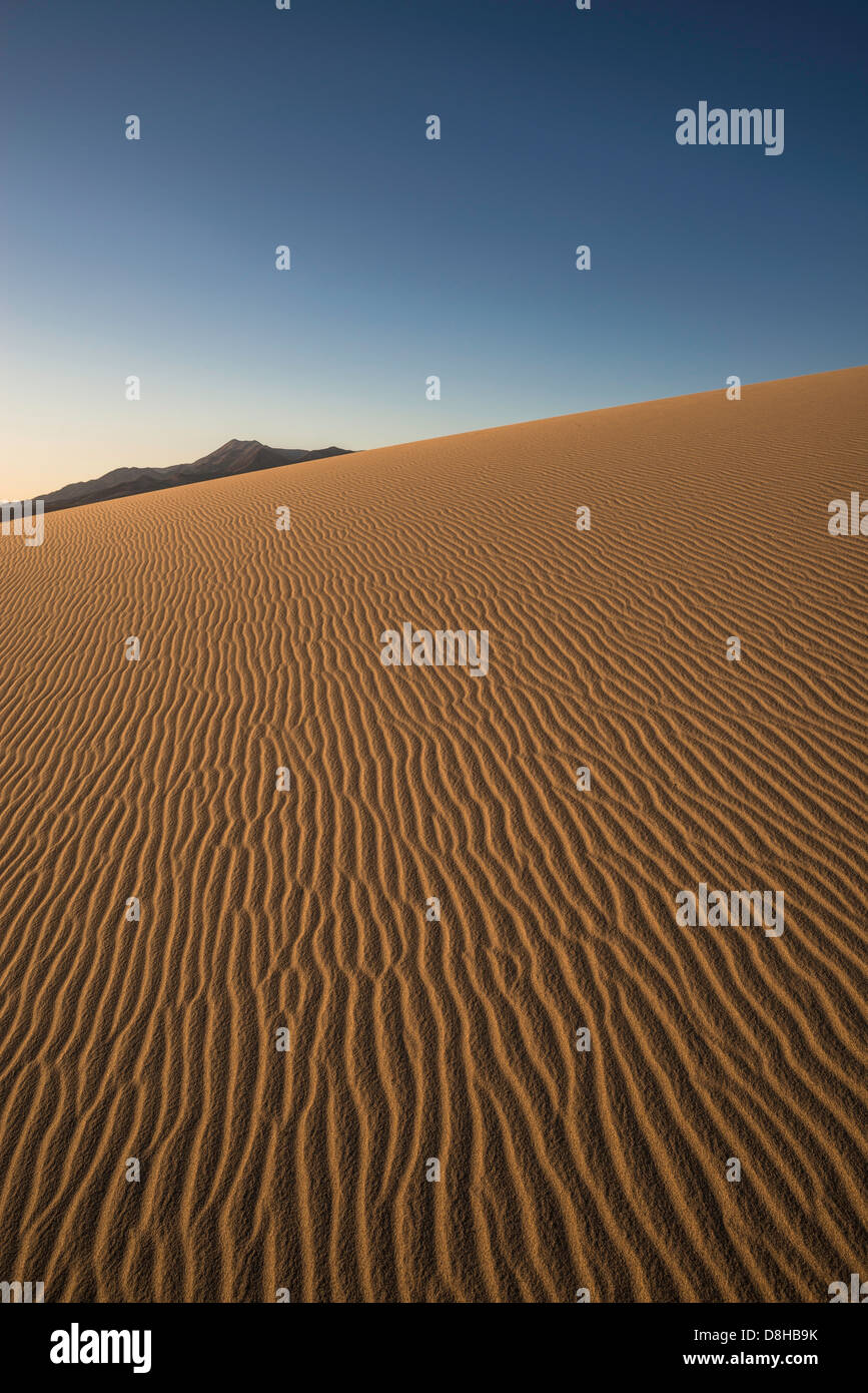 Long Ripples Eureka Dune Portrait Stock Photo - Alamy