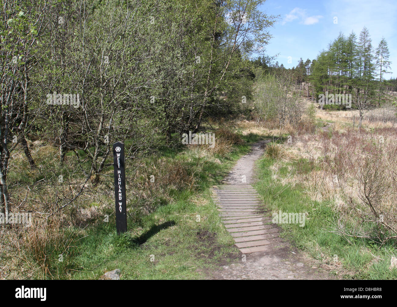 West highland way sign hi-res stock photography and images - Alamy