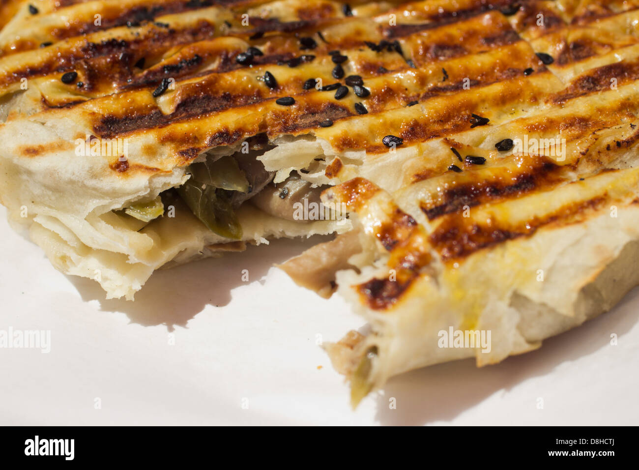 Turkish Mushroom Bourek, served at Mad Eats in New York City, USA Stock ...