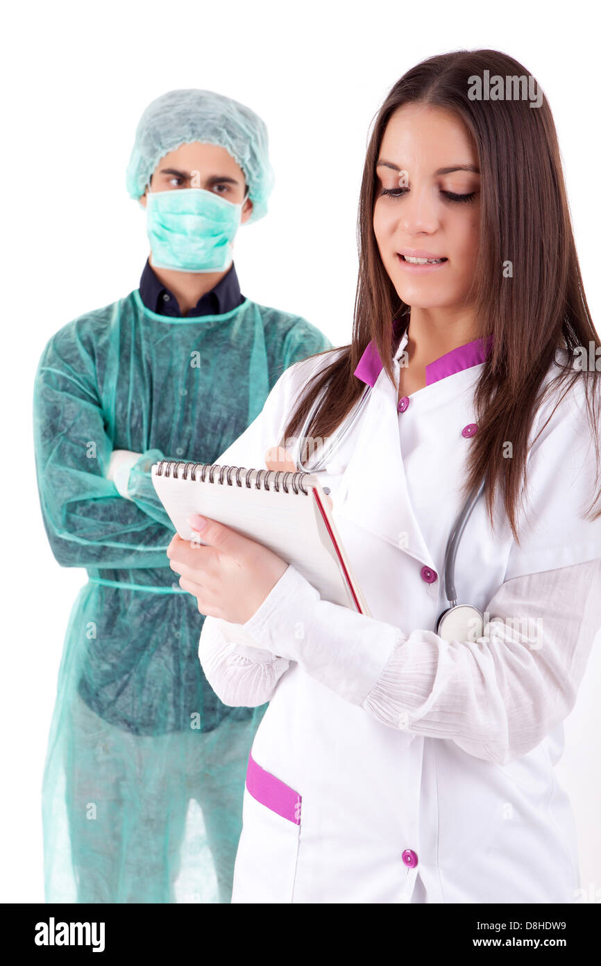 Team of young nurse and medic Stock Photo - Alamy