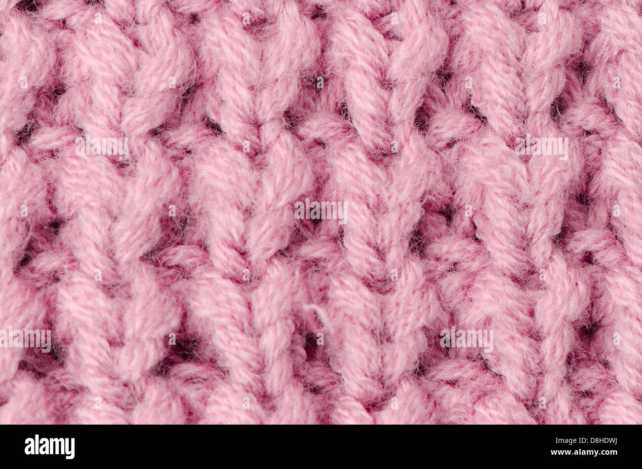 Pink knitted wool texture can use as background Stock Photo - Alamy