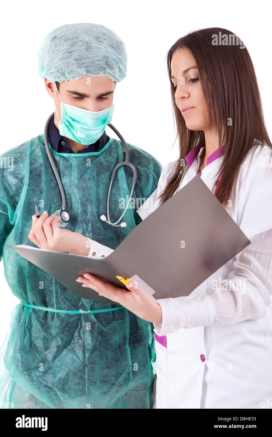 Team of young nurse and medic Stock Photo - Alamy