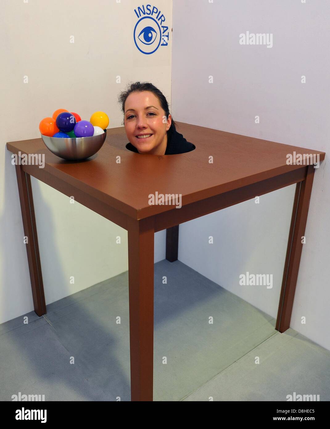 Kirstin sits as a woman without a body in a reflection experiment for ...