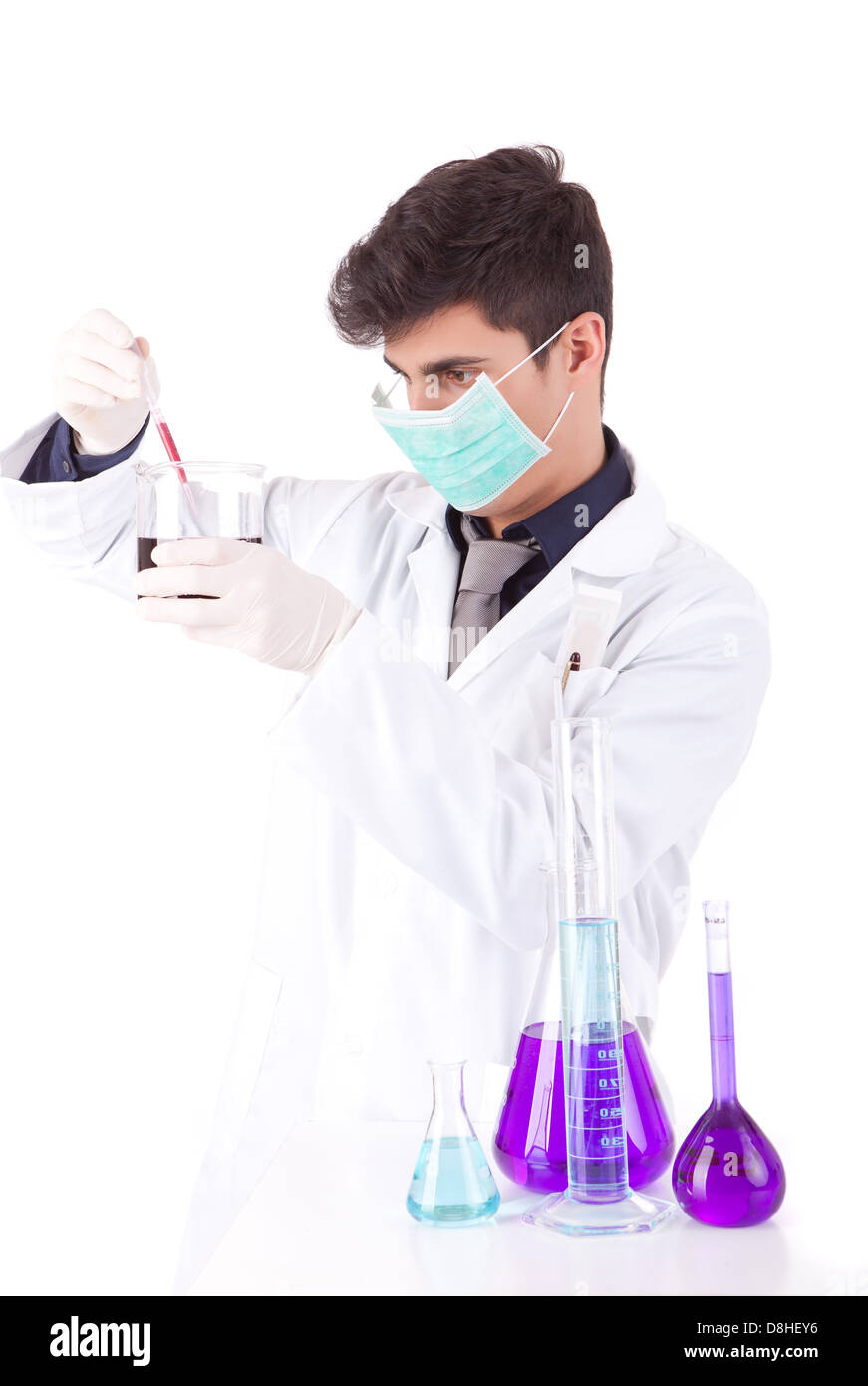 Student scientist Cut Out Stock Images & Pictures - Alamy