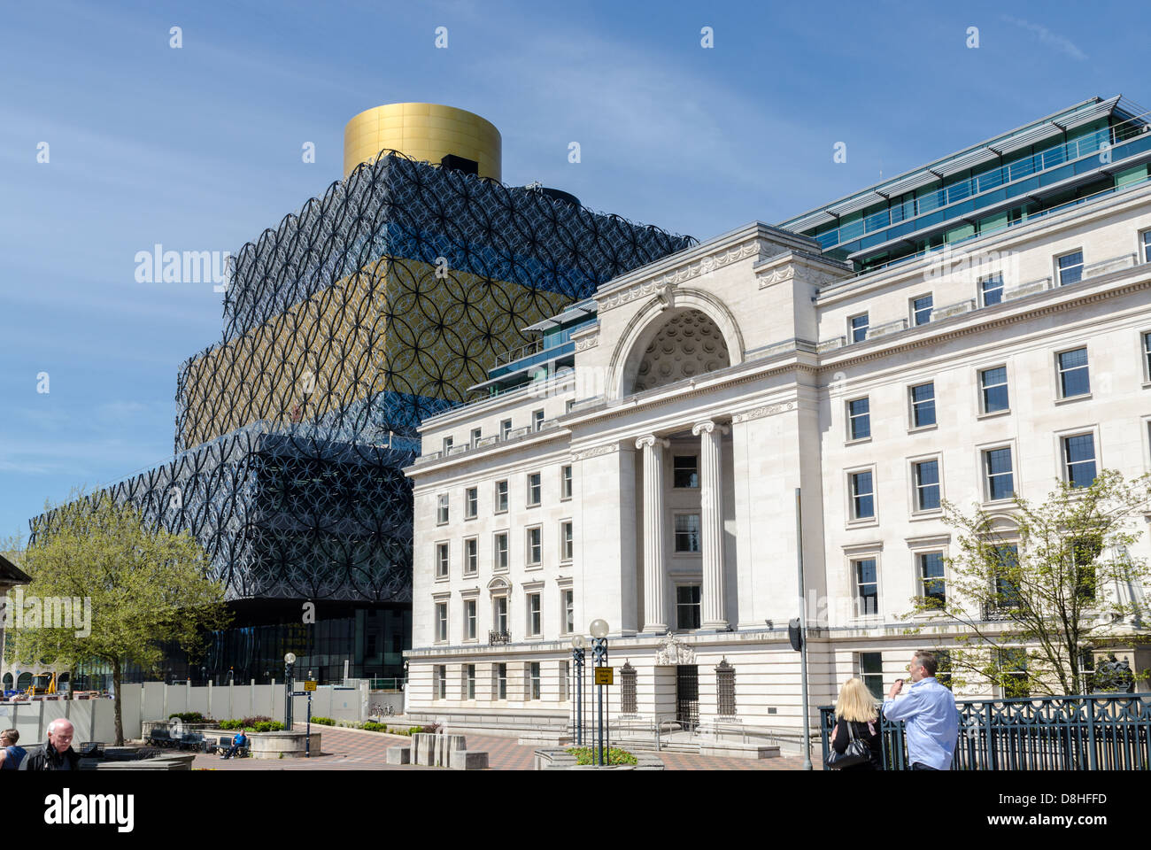 Baskerville House with the new Library of Birmingham in the background ...