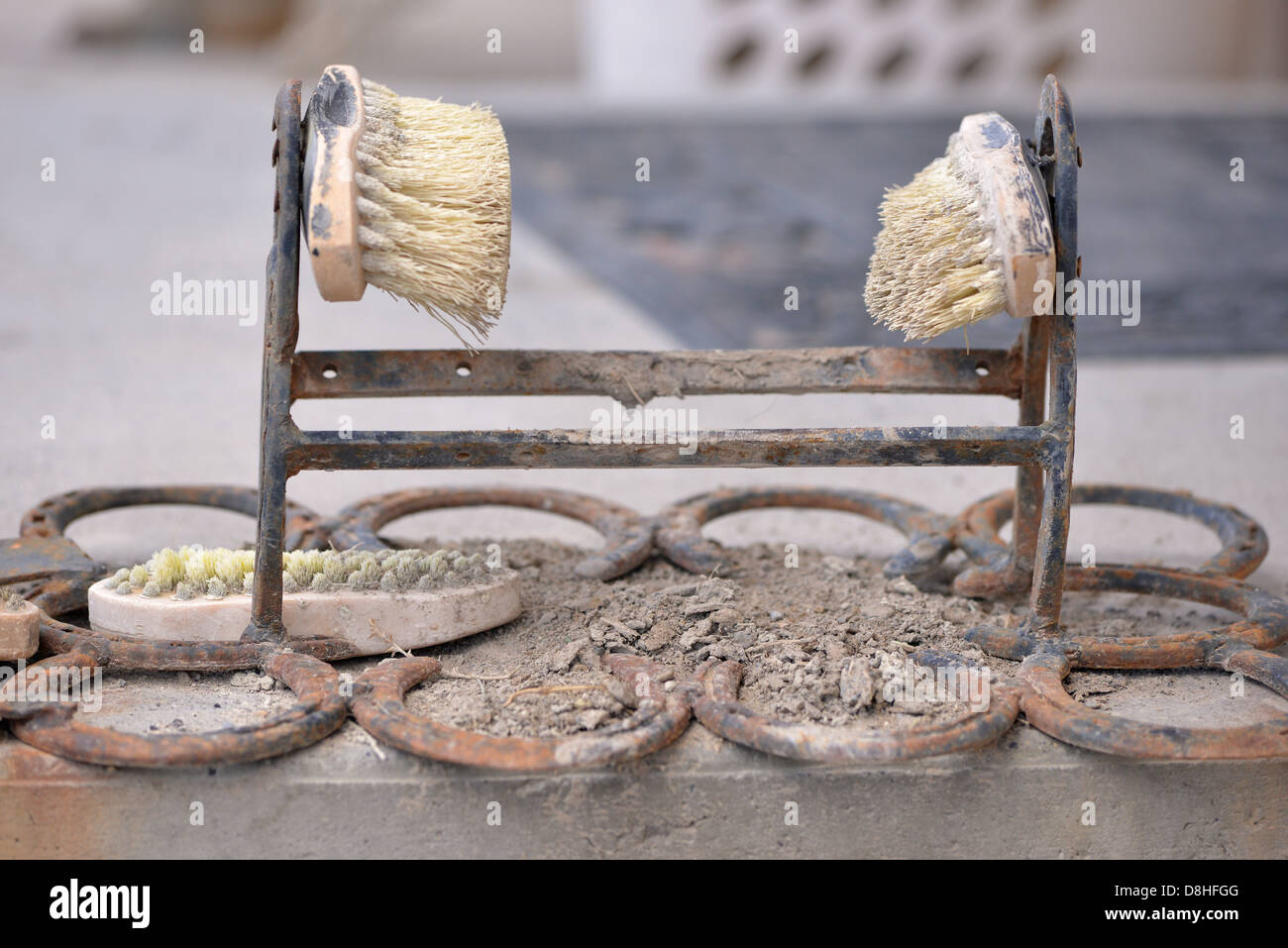 Boot cleaner hi-res stock photography and images - Alamy