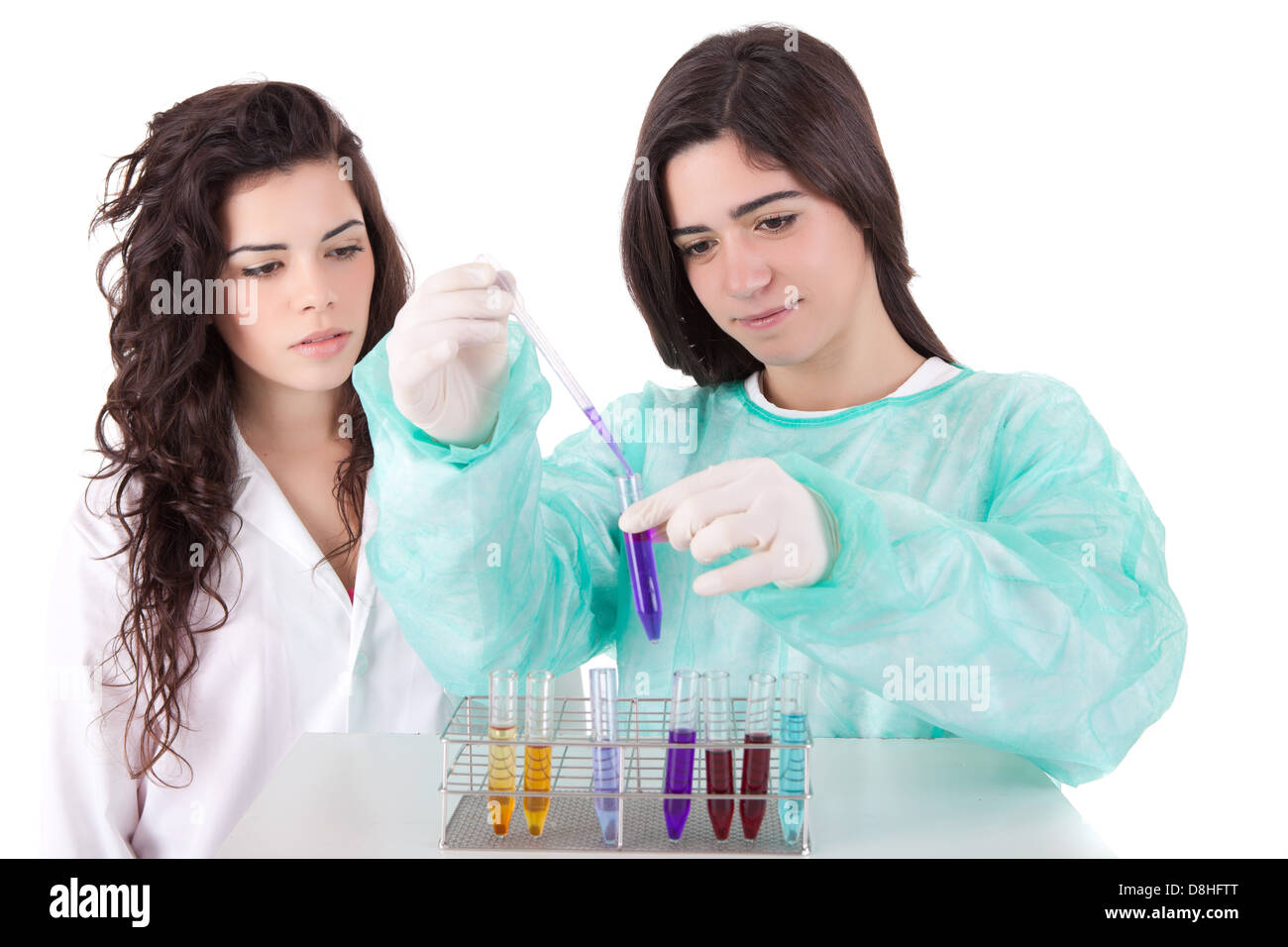 Team of young scientists at laboratory Stock Photo - Alamy