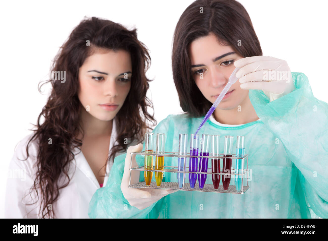 Team of young scientists at laboratory Stock Photo - Alamy