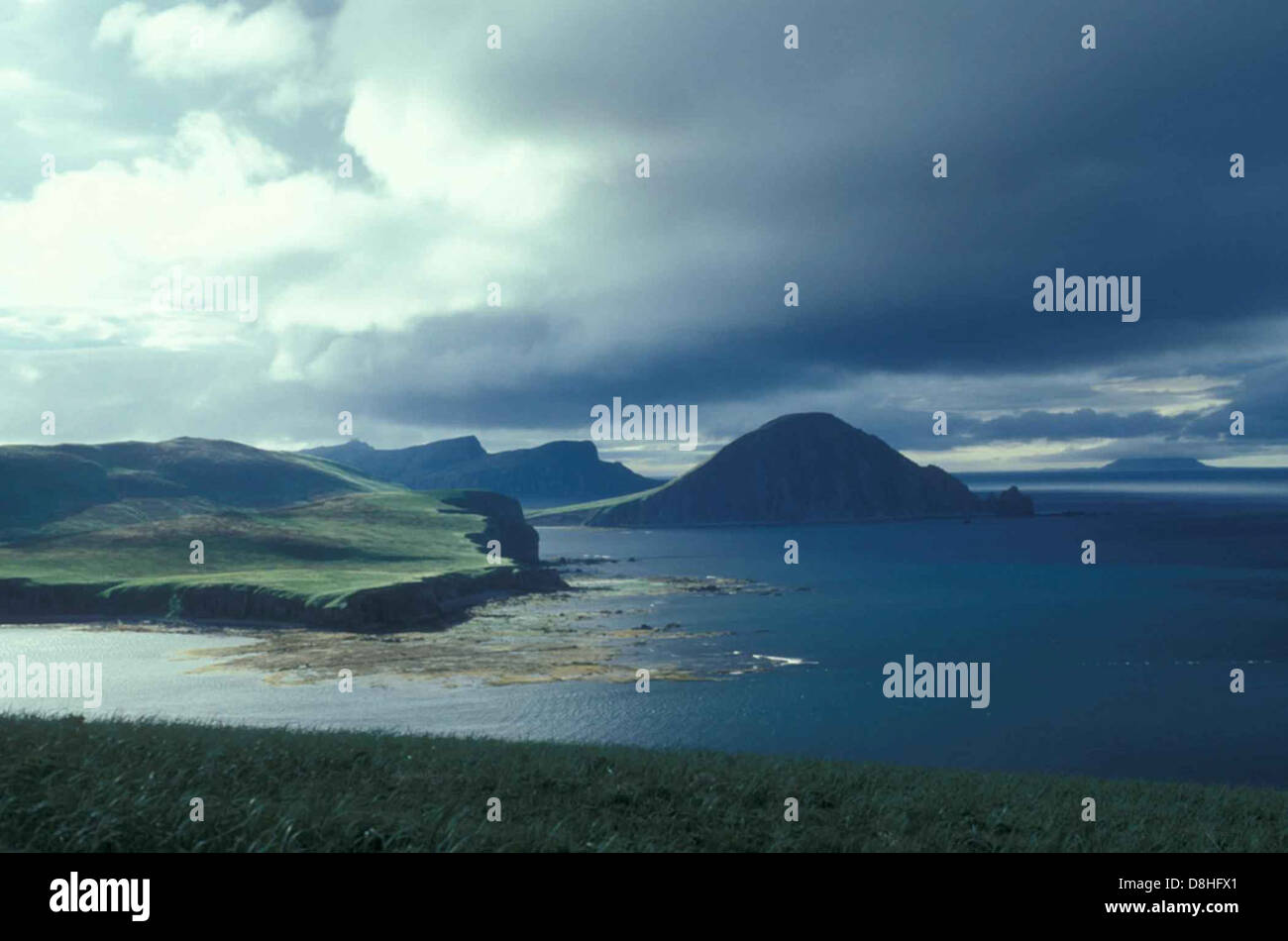 Dora harbor shoreline Stock Photo - Alamy
