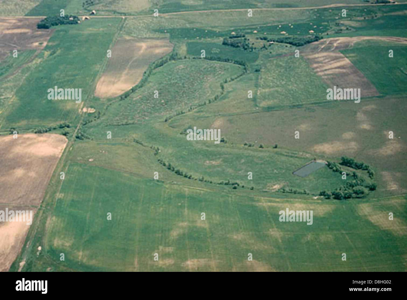 Drained potholes in south Dakota Stock Photo - Alamy