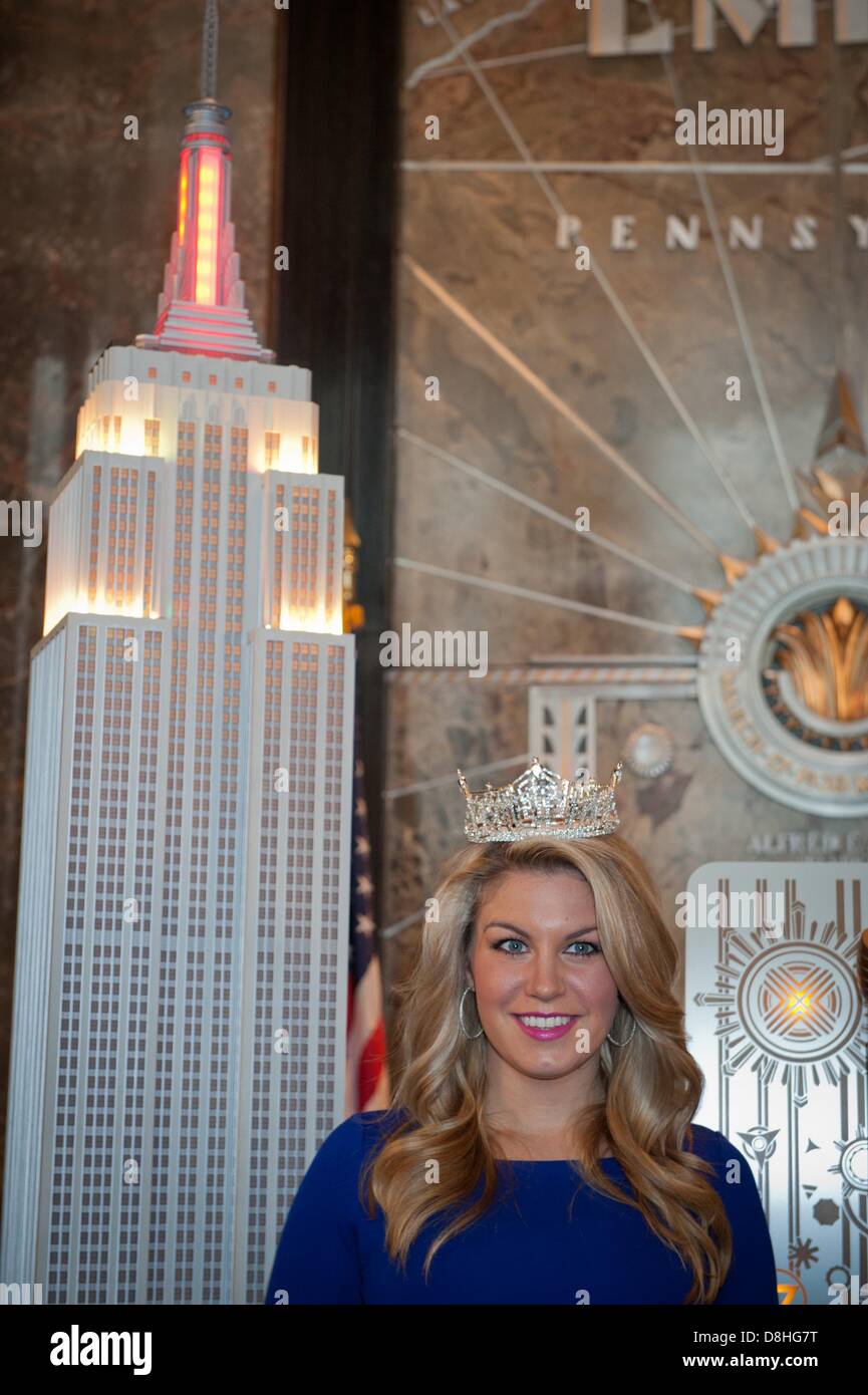 Manhattan, New York, USA. 29th May 2013. Miss America 2013 MALLORY ...
