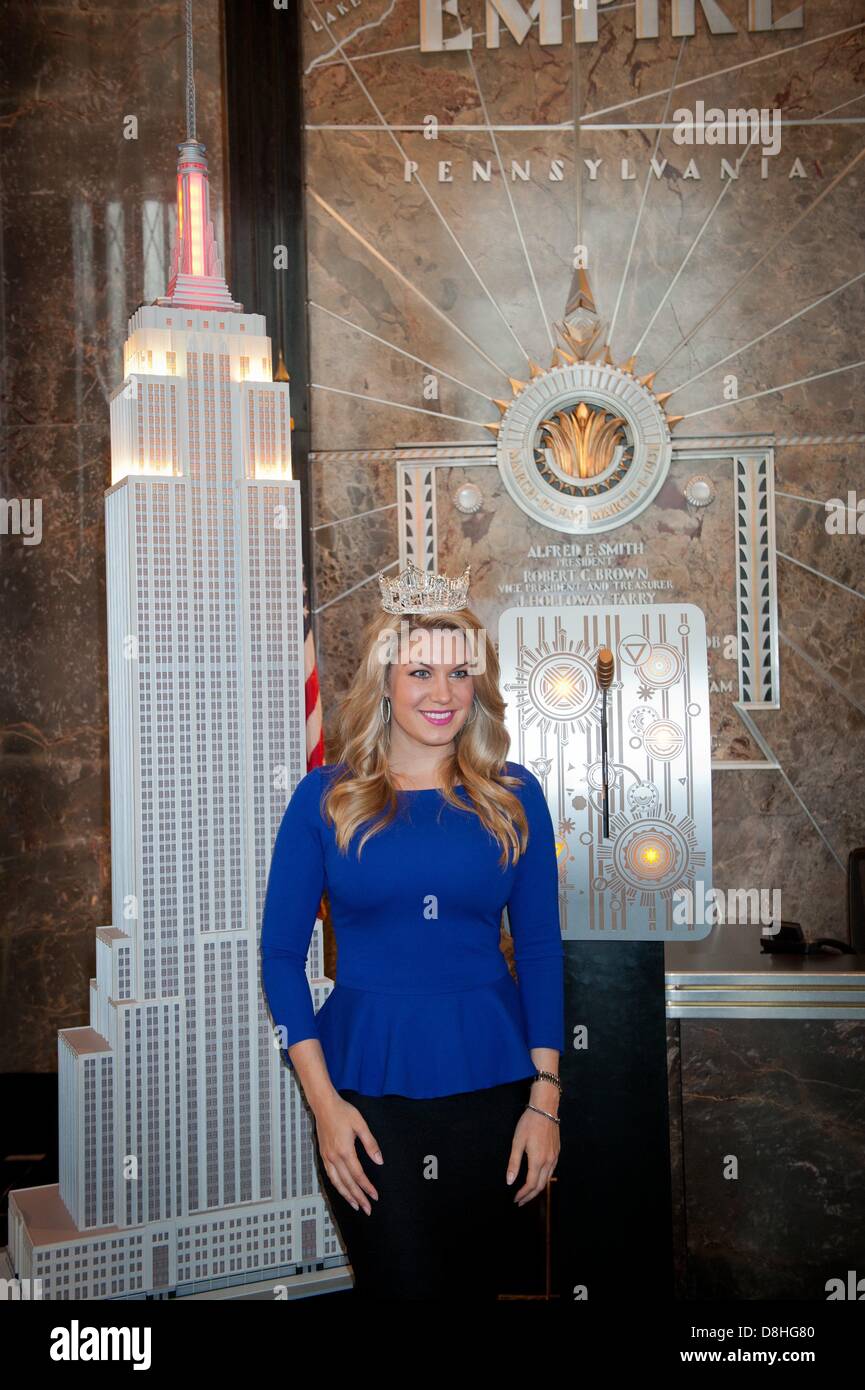 Manhattan, New York, USA. 29th May 2013. Miss America 2013 MALLORY ...