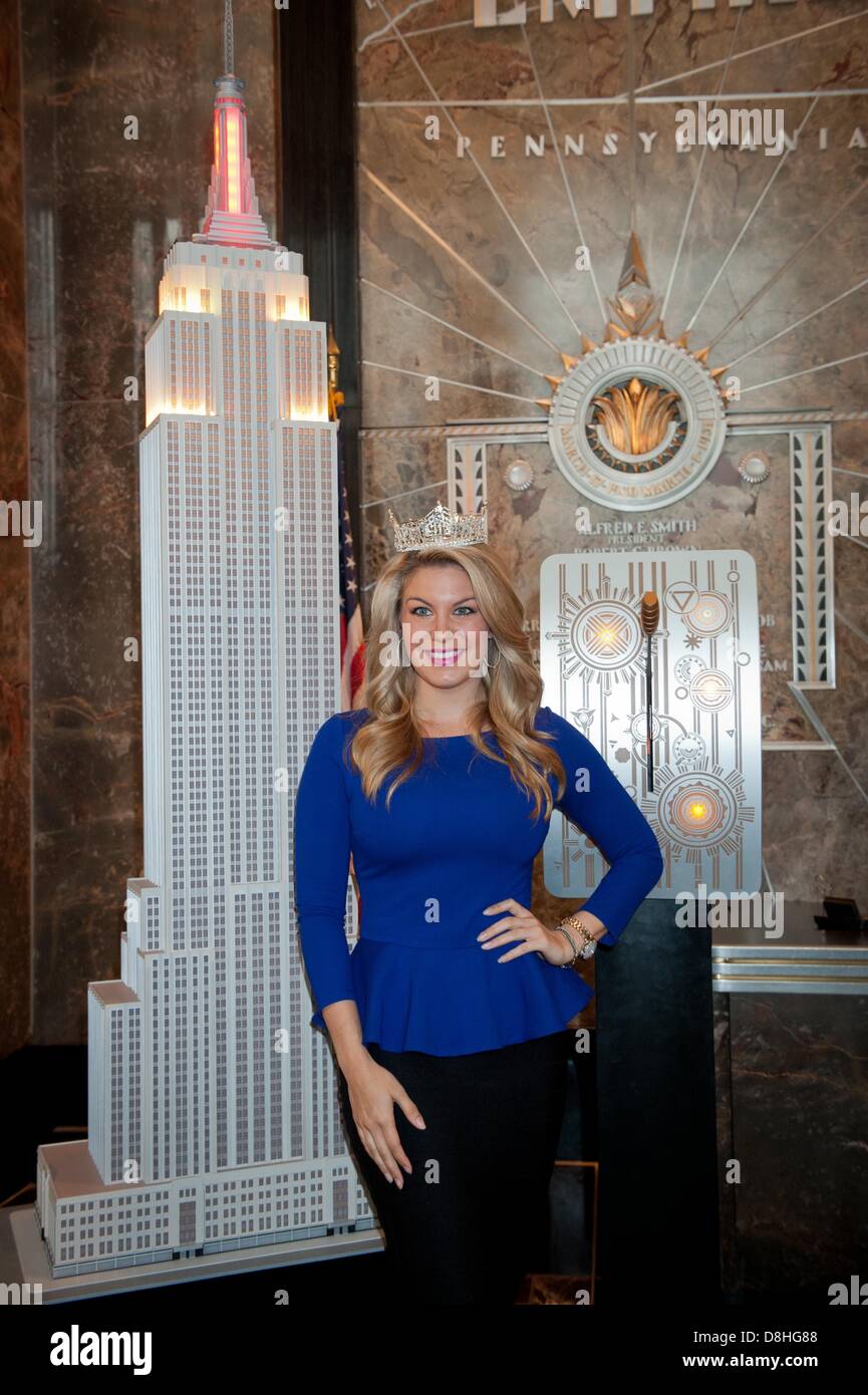 Manhattan, New York, USA. 29th May 2013. Miss America 2013 MALLORY ...