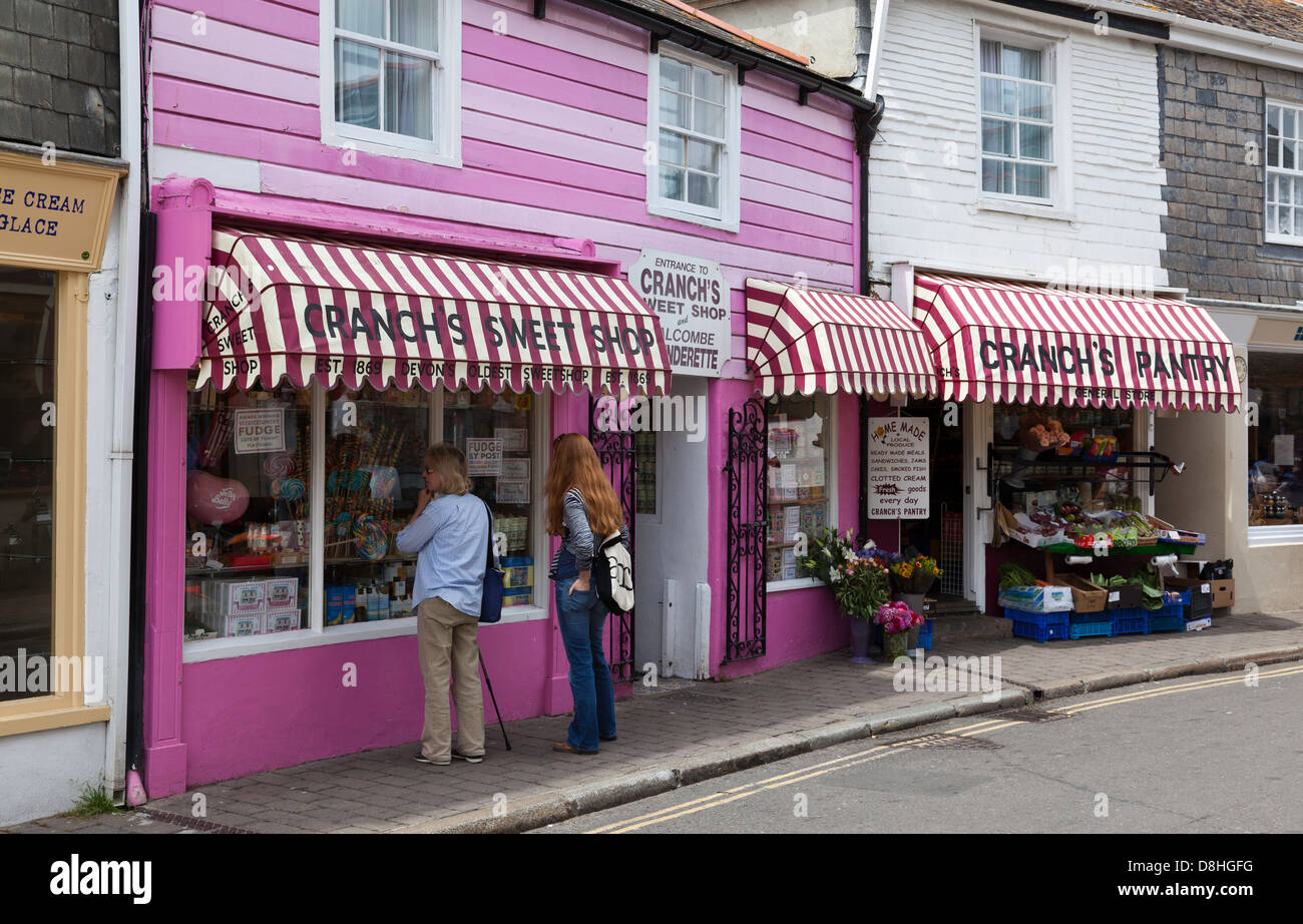 Cranch's traditional sweet shop and Cranch's Pantry, Salcombe, Devon ...