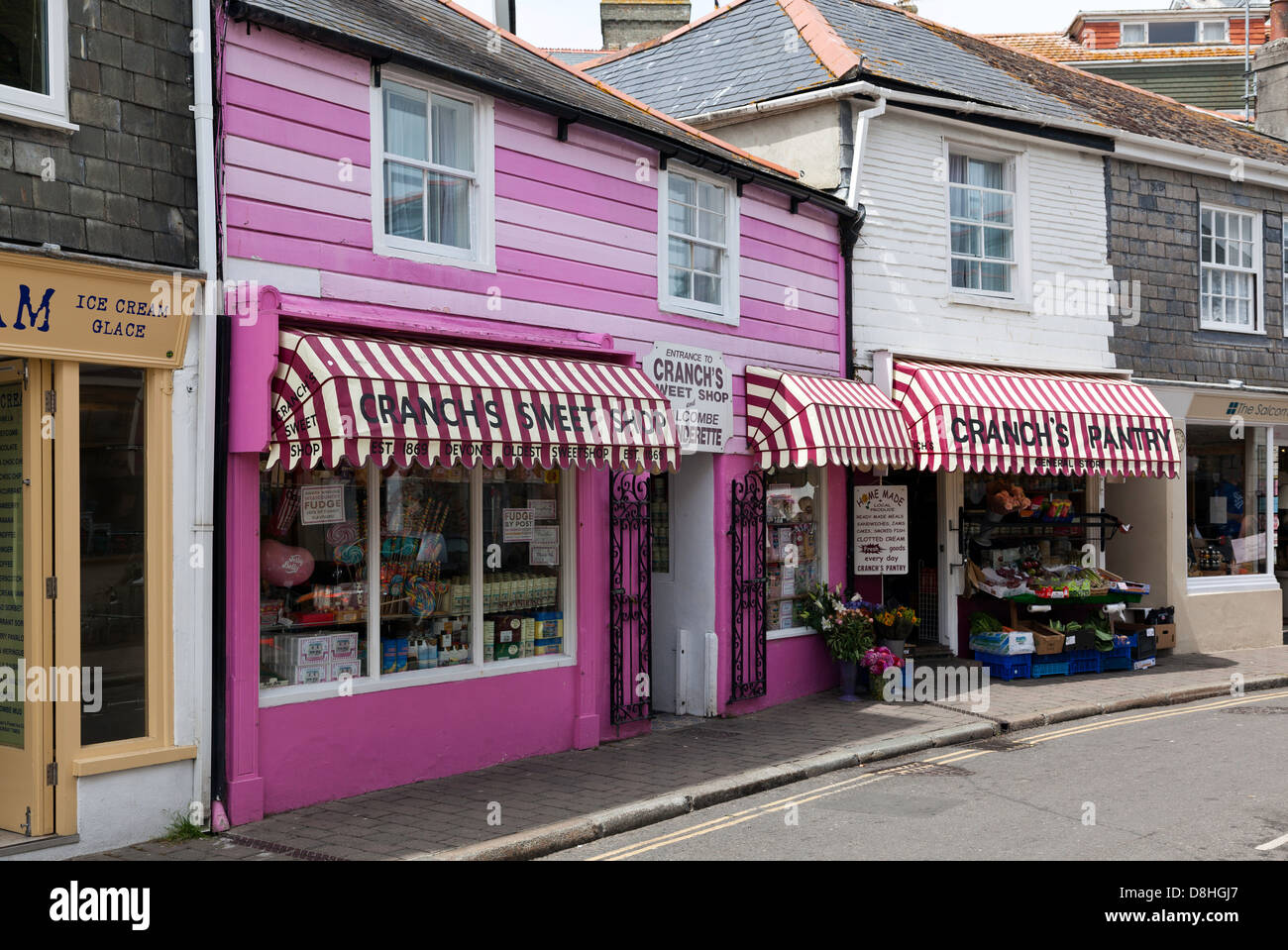 Cranch's traditional sweet shop and Cranch's Pantry, Salcombe, Devon ...