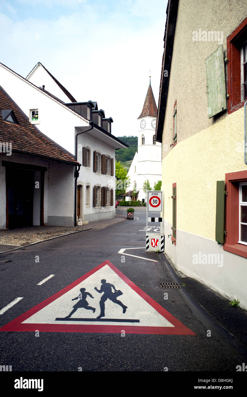 School children crossing road sign Stock Photo - Alamy