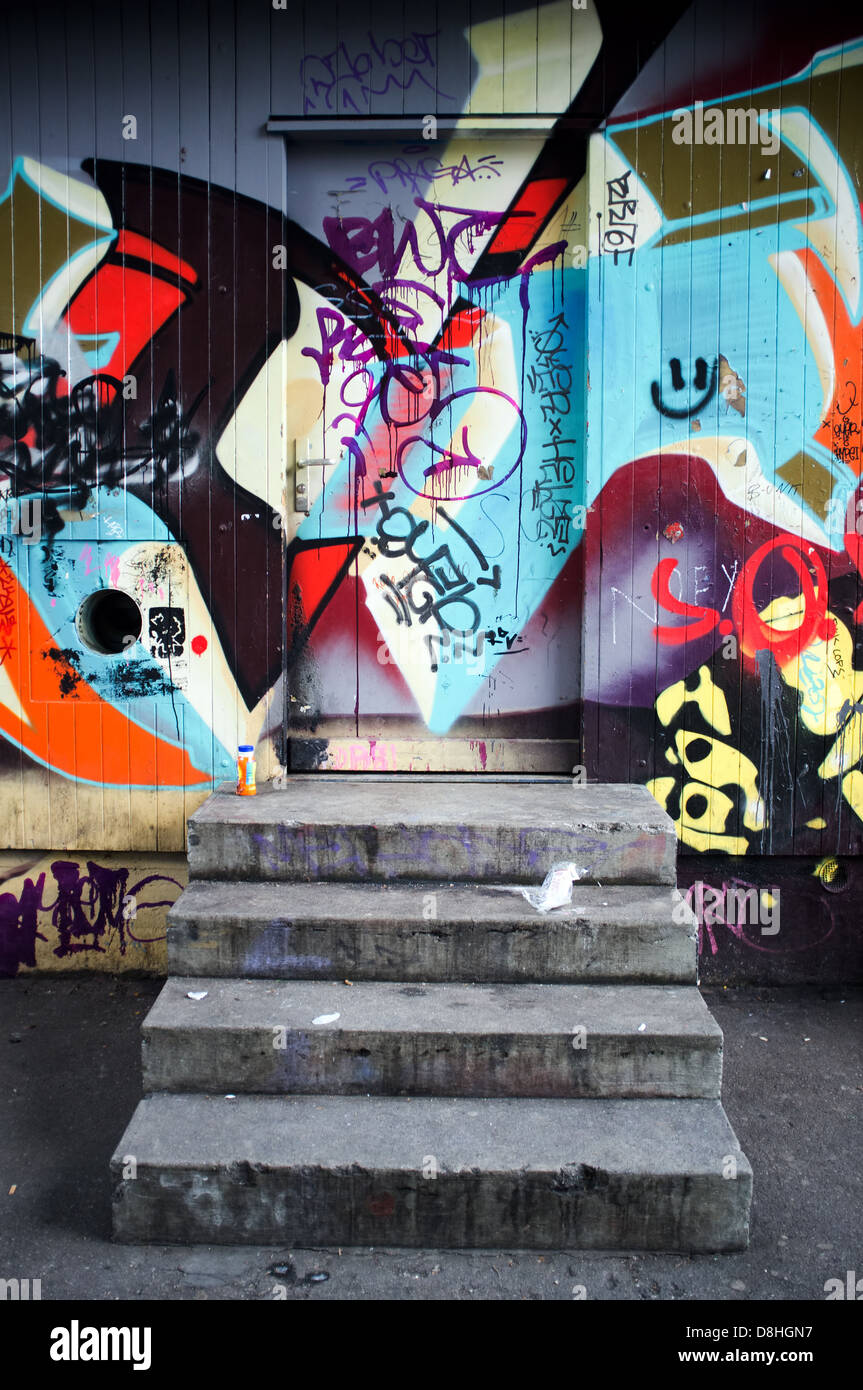 Aggressive graffiti hi-res stock photography and images - Alamy