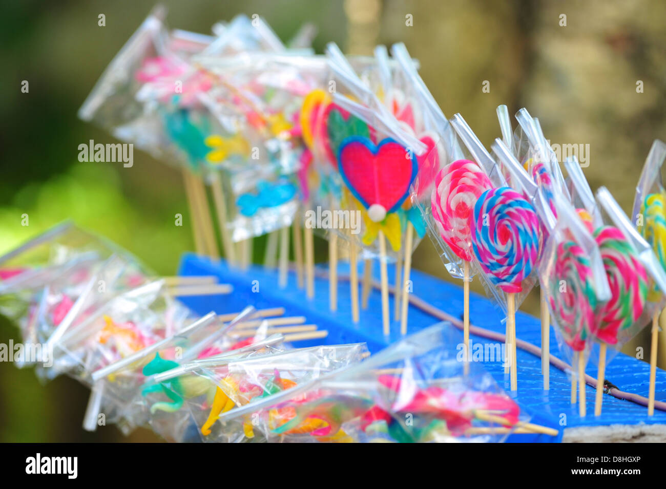 Colorful sweet lollipop candy Stock Photo - Alamy