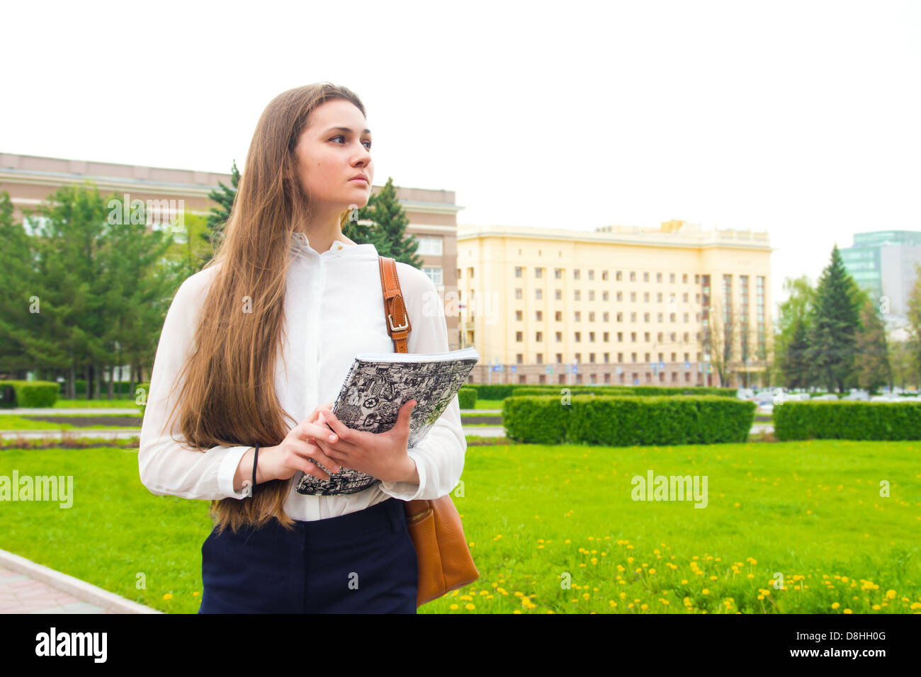 student young girl school college beautiful Stock Photo - Alamy