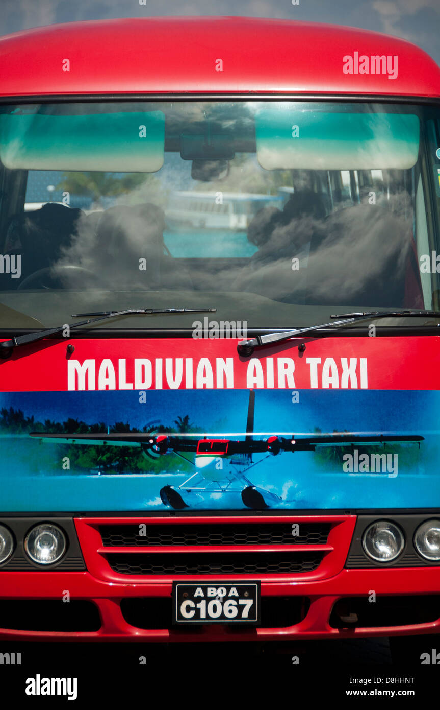Seaplane shuttlebus Maldives airport, Male Stock Photo - Alamy