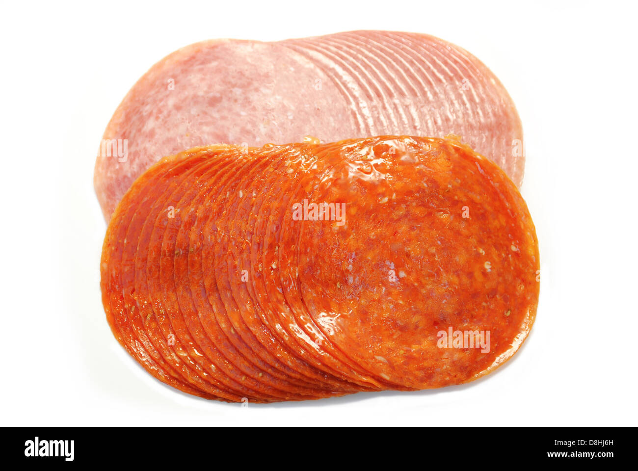 Fresh Sliced Deli Meats for a Sandwich Stock Photo - Alamy