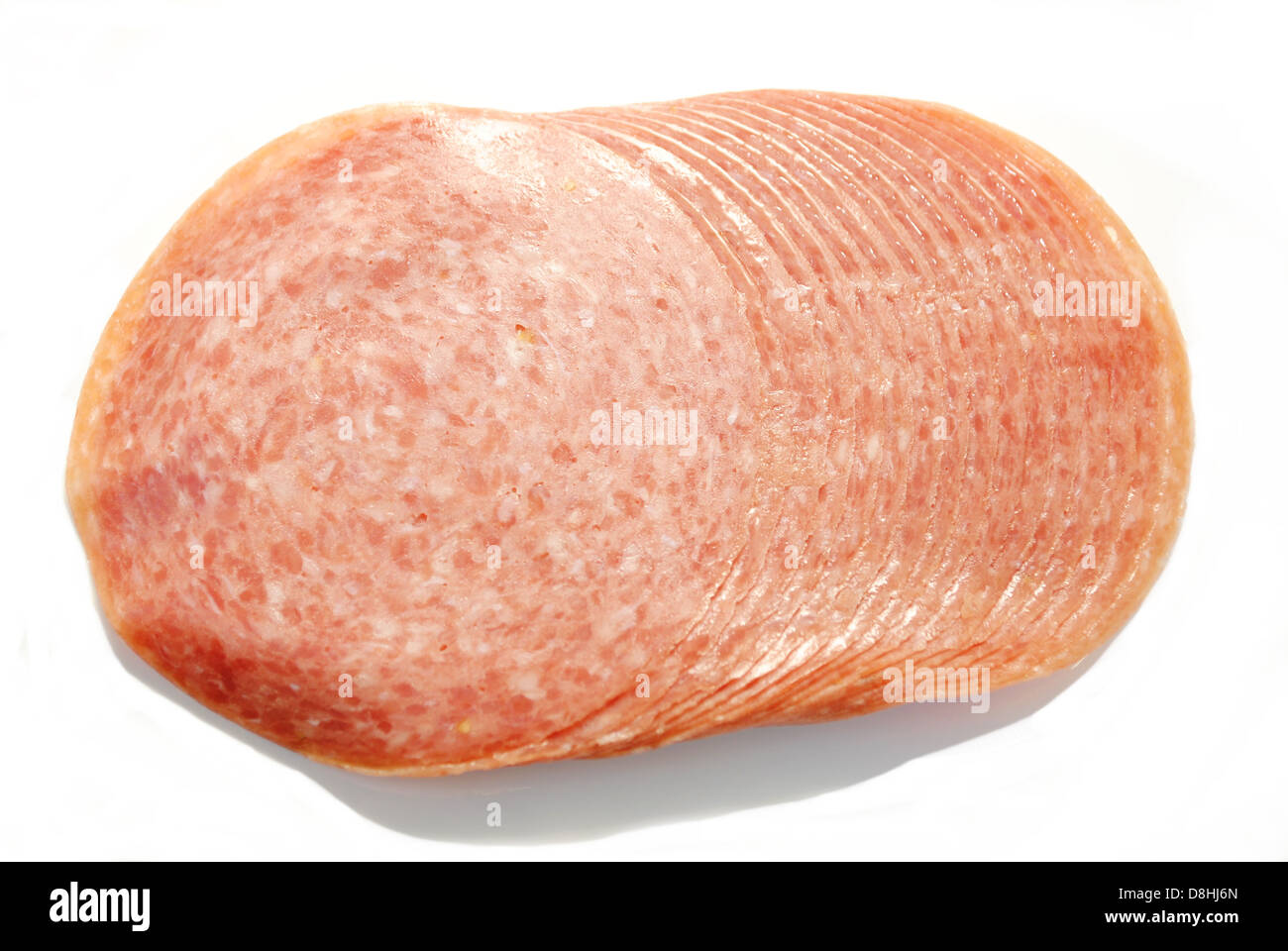 Salami meats Cut Out Stock Images & Pictures - Alamy