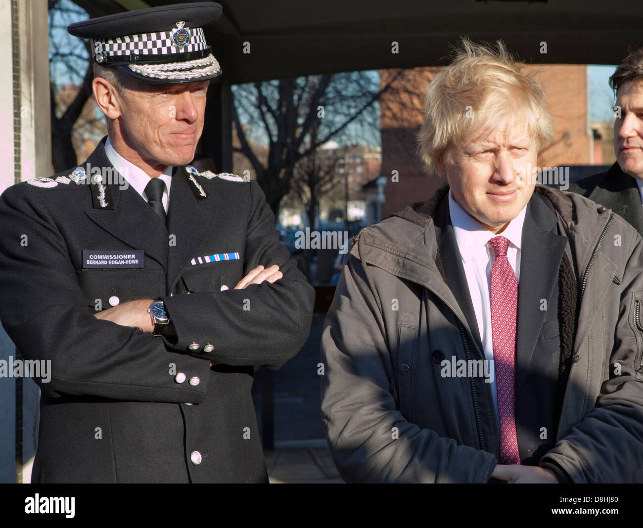Bernard Hogan-Howe AND MAYOR OF LONDON BORIS JOHNSON MEET AT SHEPHERDS ...
